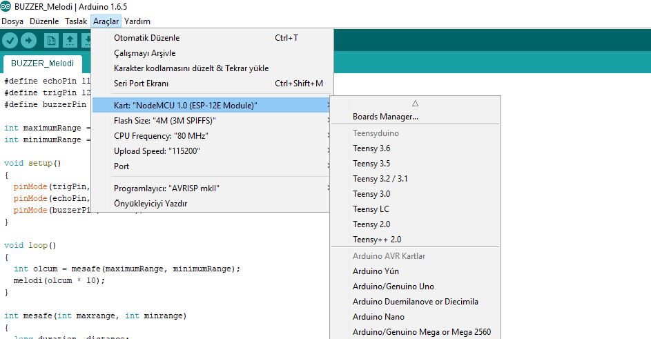 Nodemcu Ders 1 Arduino Nodemcu Esp8266 12e Kurulumu
